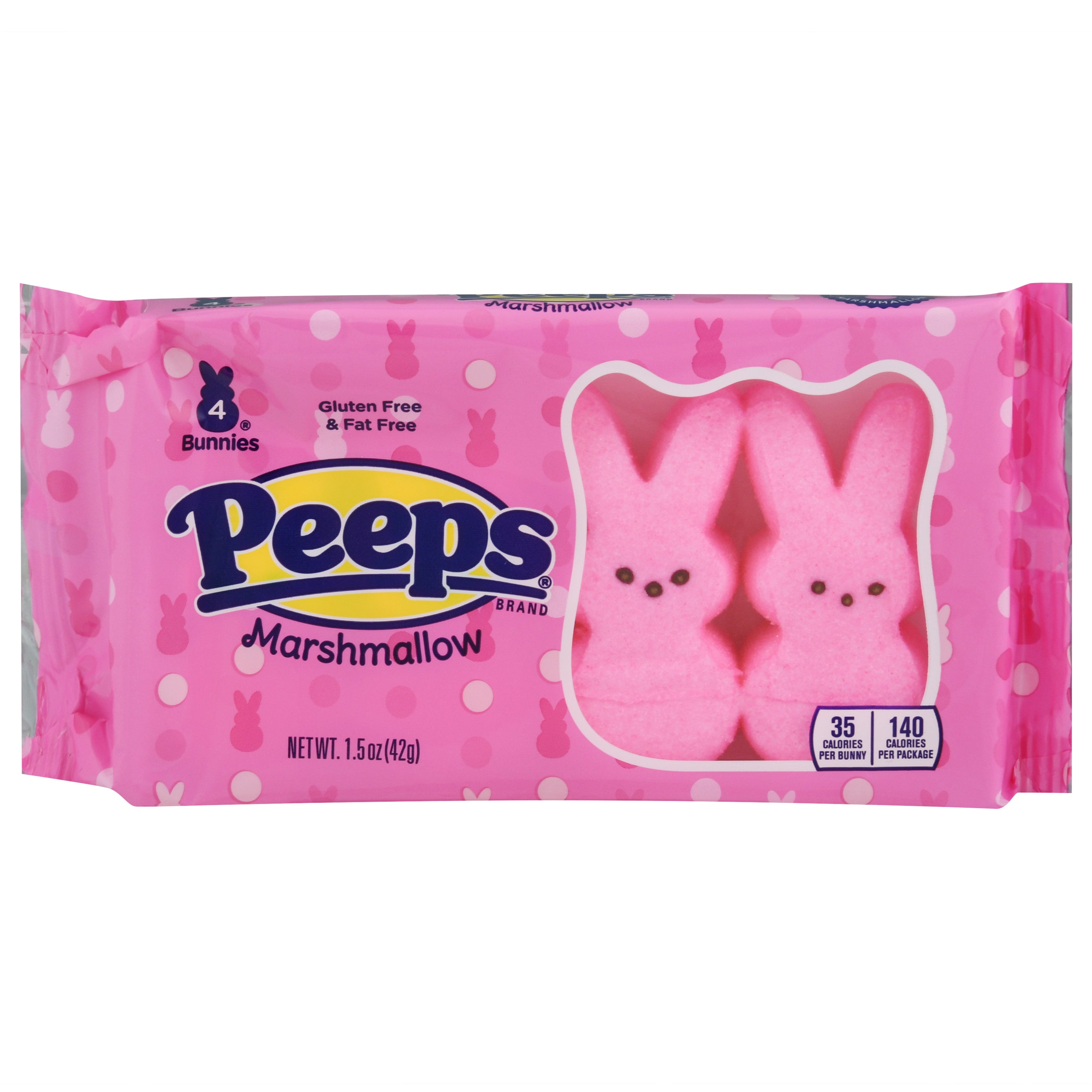 Peeps Marshmallow Bunnies Candy 4 Bunnies - Pink – Spires IGA