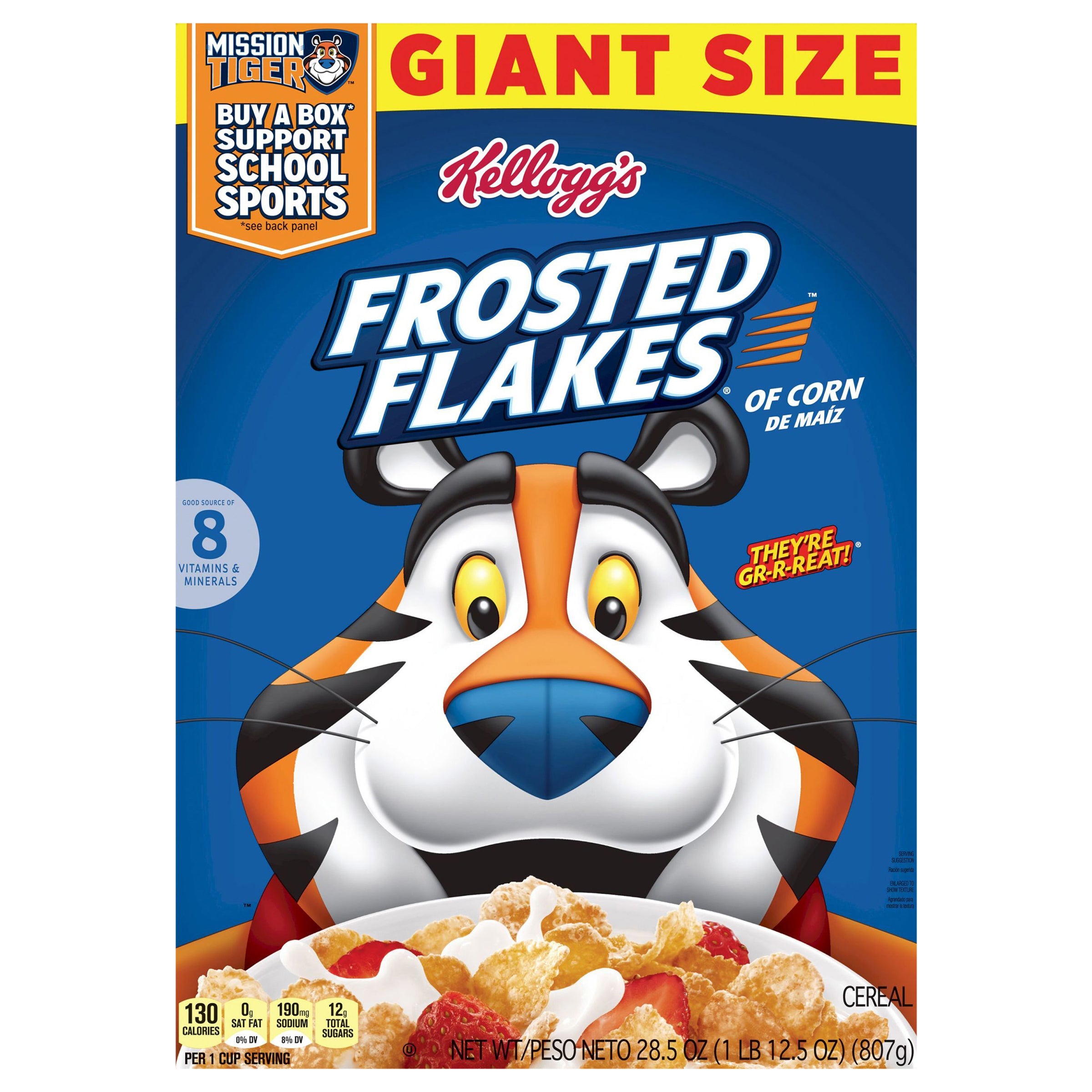 Kellogg's Frosted Flakes Breakfast Cereal Original, 28.5 oz – Spires IGA