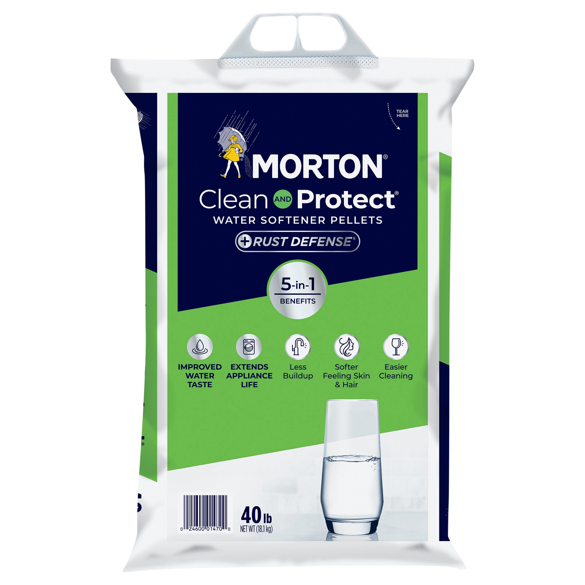 Morton® Clean and Protect® Plus Rust Defense® Water Softener Salt Pell ...