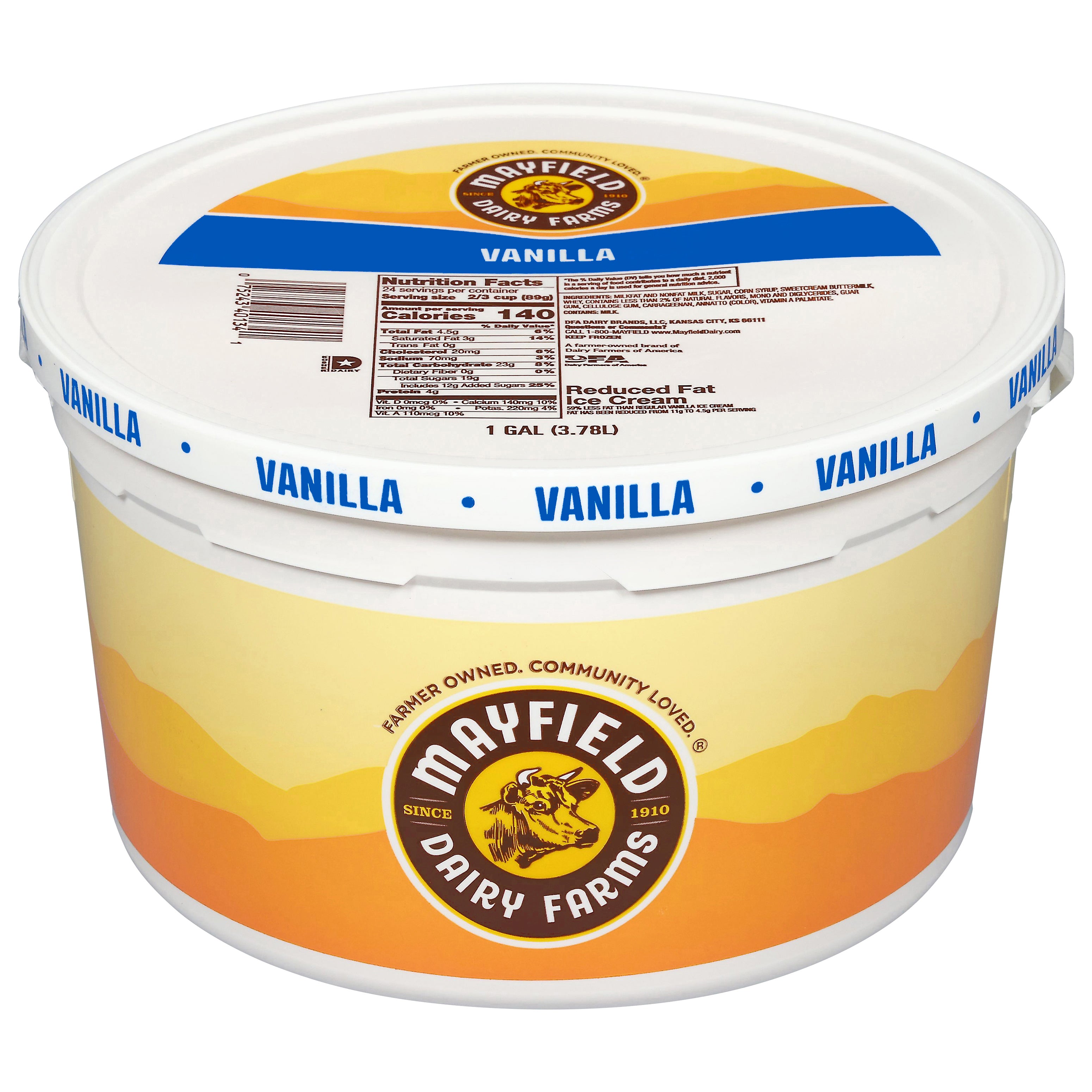 Mayfield Dairy Farms Reduced Fat Vanilla Ice Cream 1 gal – Spires IGA