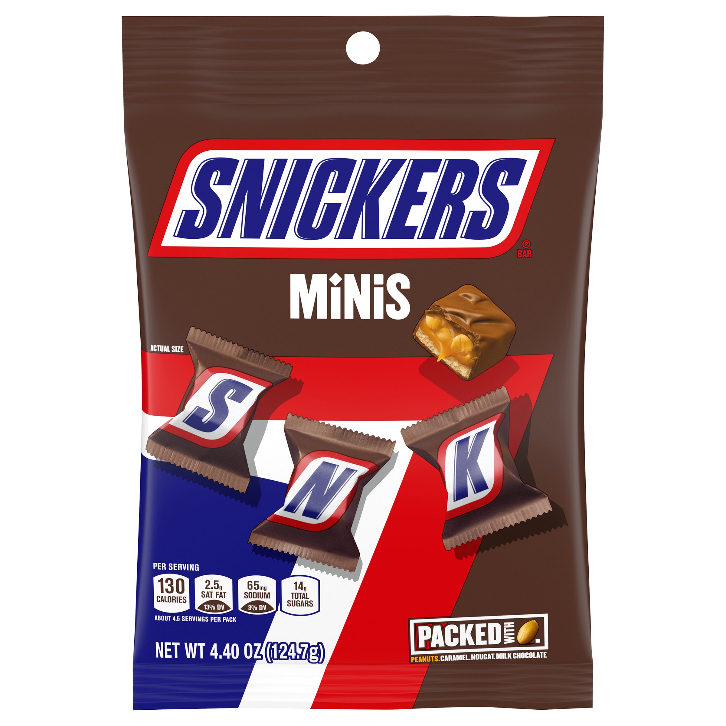 SNICKERS Minis Size Original Milk Chocolate Bars, 4.4 oz Bag – Spires IGA
