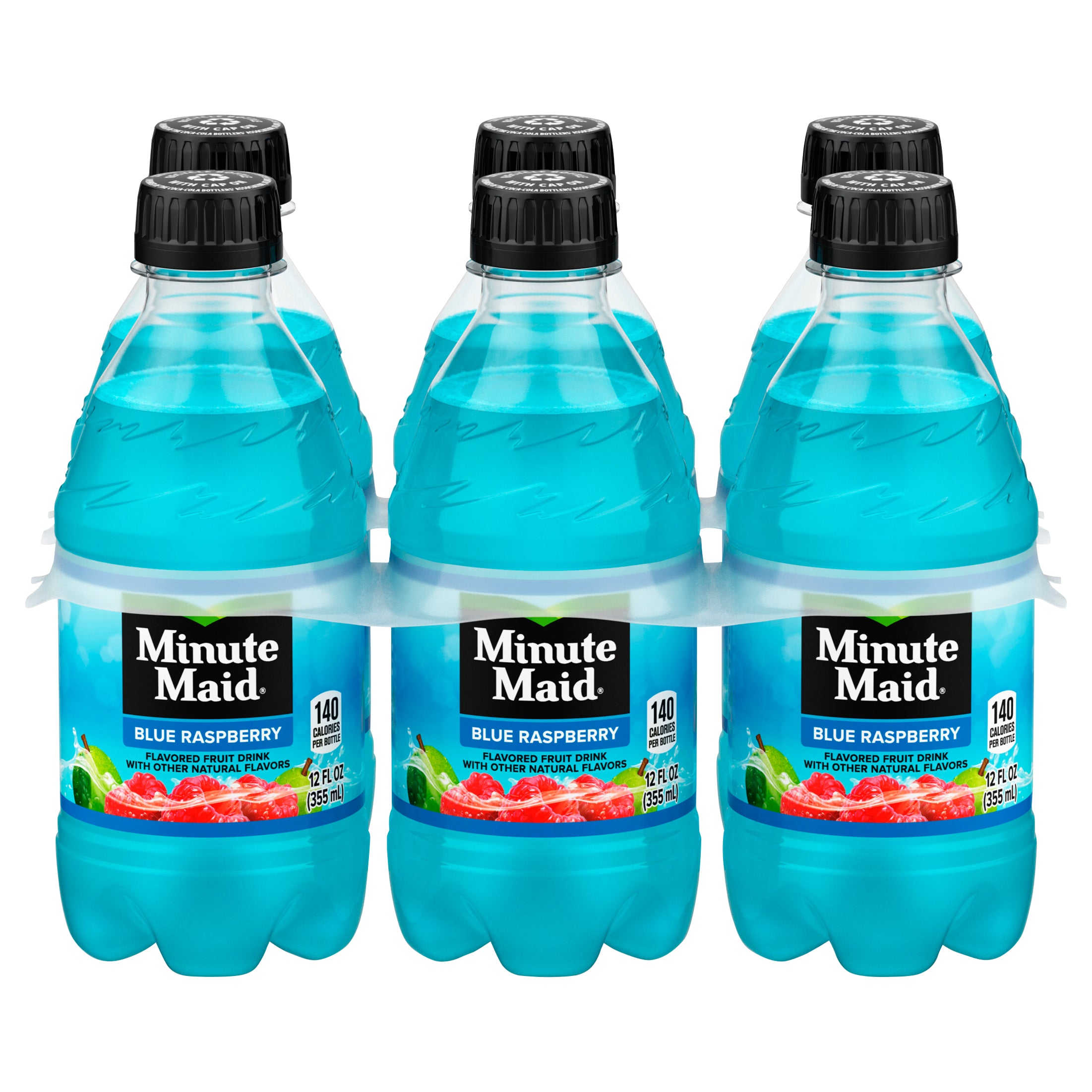 Minute Maid Blue Raspberry Bottles, 12 fl oz, 6 Pack – Spires IGA